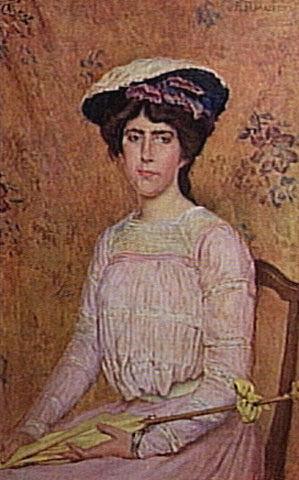 Retrato da Senhorita Maria Morais | Enciclopédia Itaú Cultural