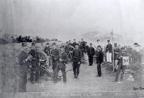Bateria do Morro da Viúva, Revolta da Armada, Rio de Janeiro RJ ...