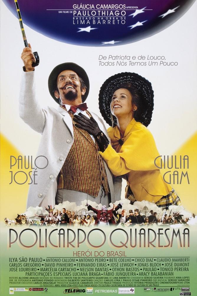 Cartaz do filme Policarpo Quaresma | Enciclopédia Itaú Cultural