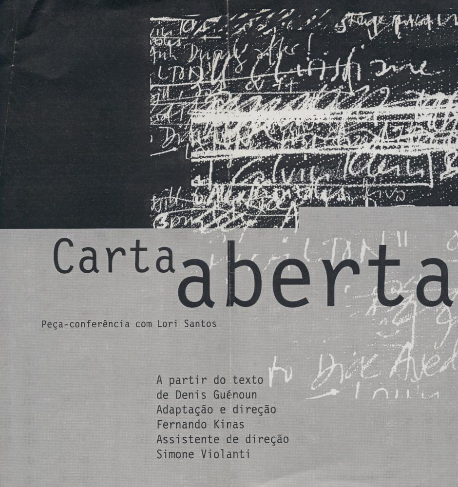 Carta aberta | Enciclopédia Itaú Cultural